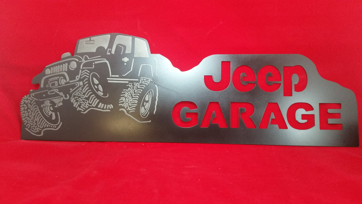Jeep Garage Sign – Elk County Laser